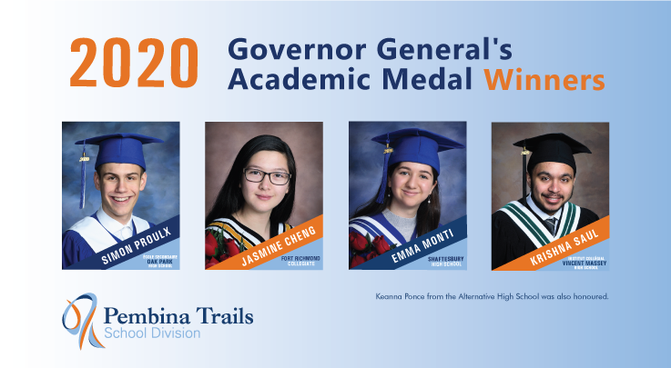 2020 Governor General’s Academic Medal Winners