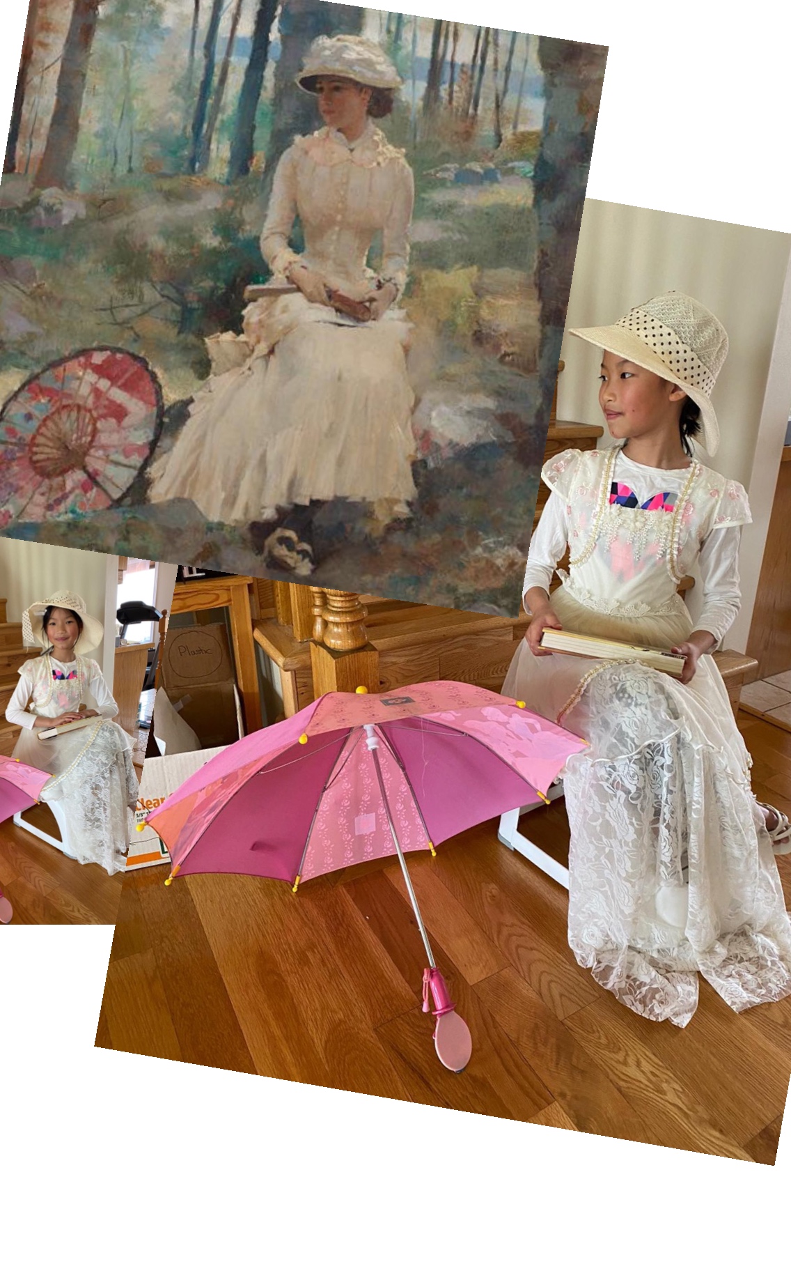 ETP students re-create scenes from famous paintings