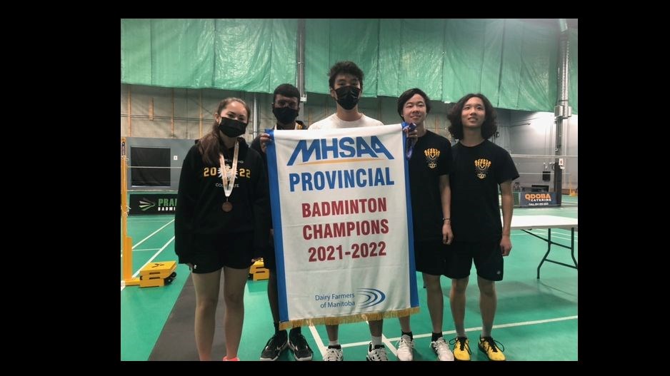 FRC Badminton Team wins Fifth Consecutive Provincial Banner