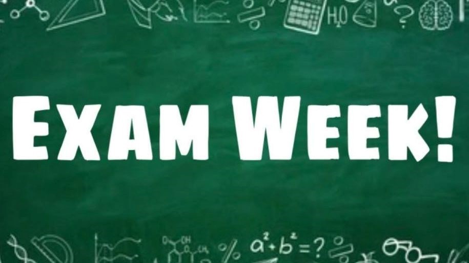 Exam Week - Jan. 27 - Feb. 2